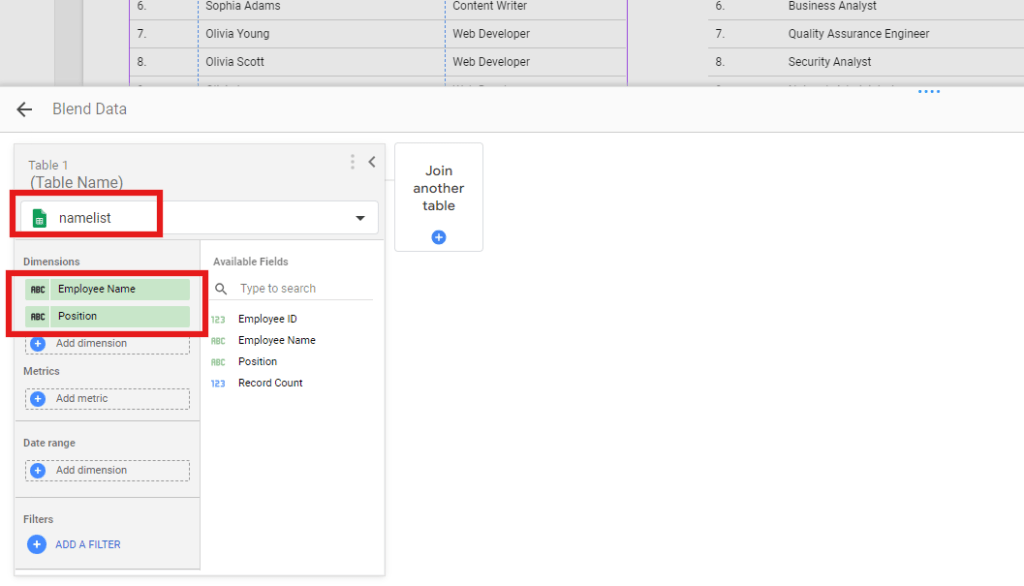 การรวมข้อมูล (Join Data) ด้วย Blend Data (Looker Studio ep4) – DataTrippu